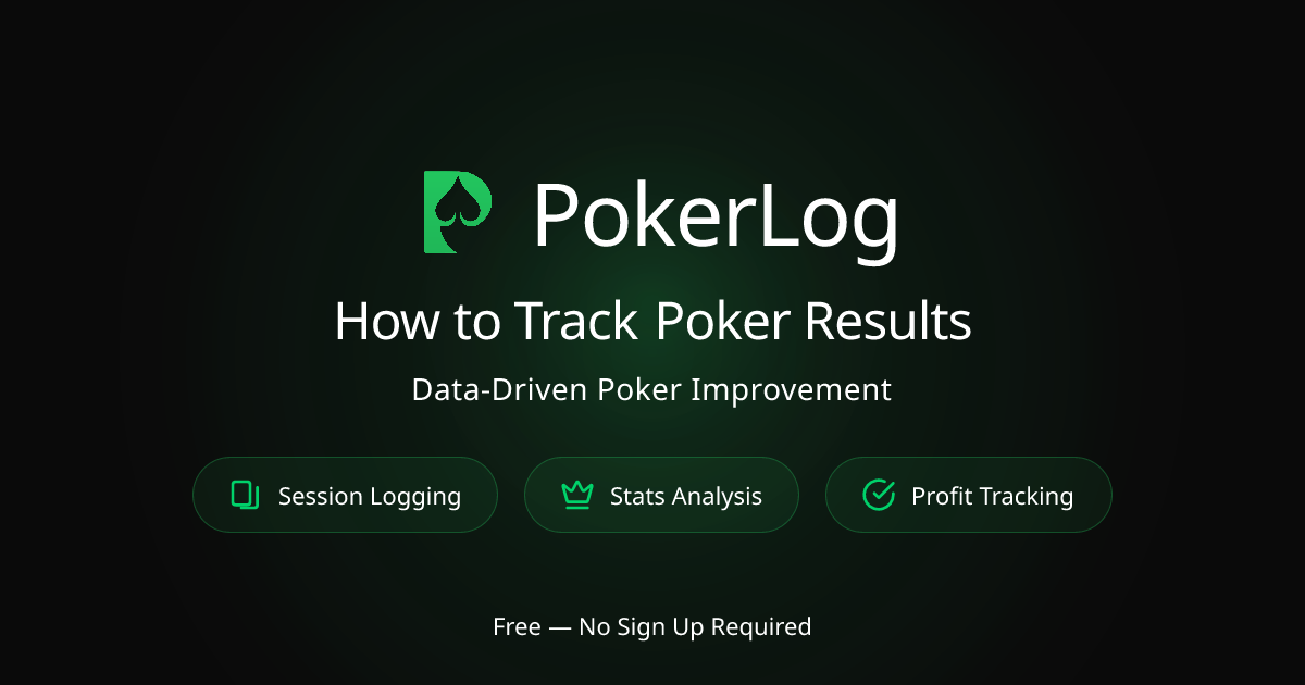 How to Track Your Poker Results | PokerLog